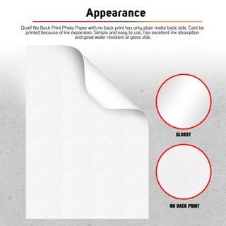 QUAFF No Back Print Glossy Photo Paper A4 Size Inkjet Photo Paper ...