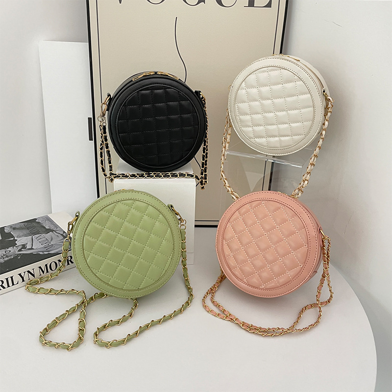 Women's Round Crossbody Bags Trend Purses Mini Shoulder Bags Crossbody ...