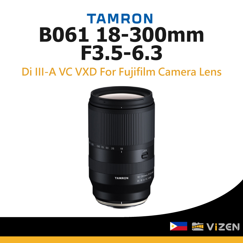 Tamron B061 18-300 mm F3.5-6.3 Di III-A VC VXD For Fujifilm Camera Lens | Shopee Philippines