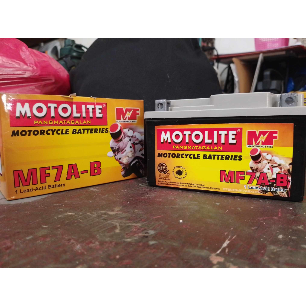 MOTOLITE FREE MAINTAINANCE MOTORCYCLE BATTERY | Shopee Philippines