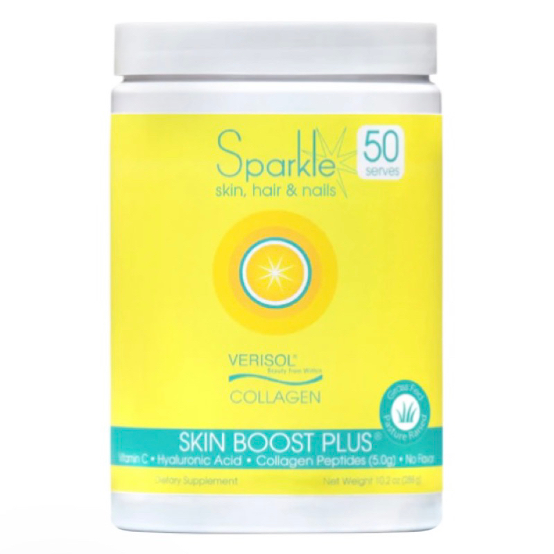 Sparkle Verisol Collagen Skin Boost Plus with Vitamin C and Hyaluronic ...
