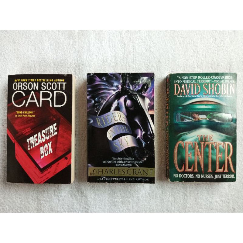 (RARE/VINTAGE HORROR BOOKS) 1990s - Orson Scott Card, Charles Grant ...