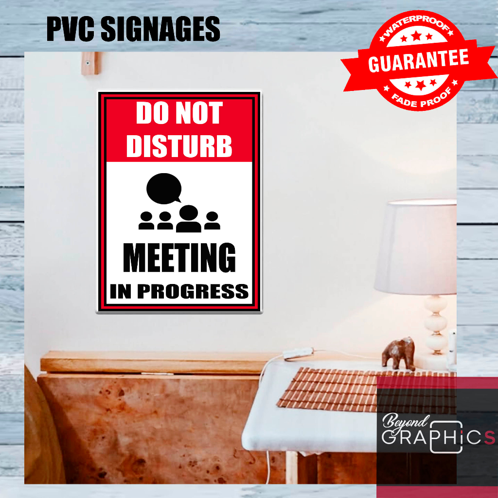 Custom Design PVC Signage A4 Size (7.5 x 11.25 inches) I Waterproof I ...