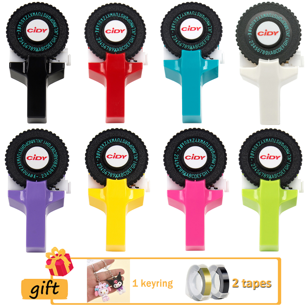 Label Maker CIDY Manual FREE 2 TAPES (9mm x 3mtrs) Manual Typewriter ...