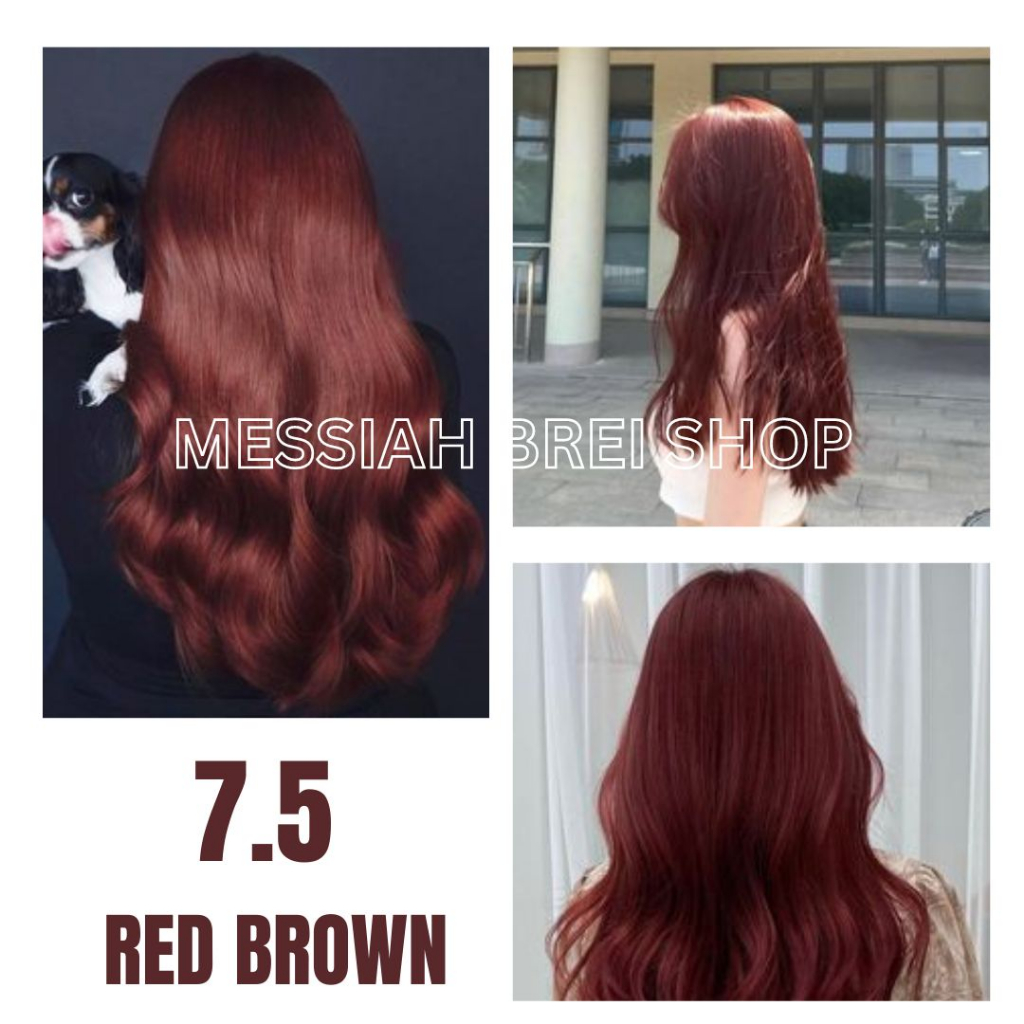 BREMOD 7.5 RED BROWN HAIR COLOR SET WITH OXIDIZING | Shopee Philippines