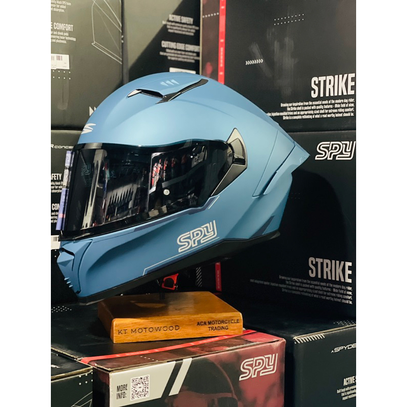 SPYDER STRIKE V2 Full-Face Dual Visor Helmet with (FREE CLEAR VISOR ...