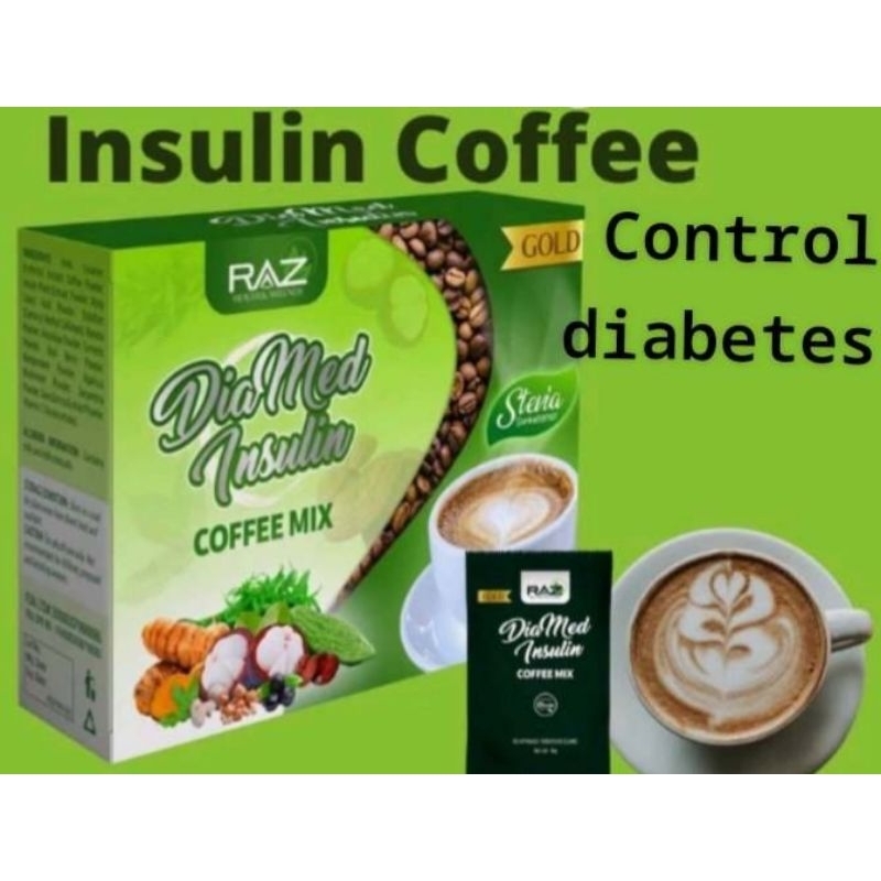 Diamed Insulin coffee by Raz 10 sachets x15per box 150g | Shopee ...