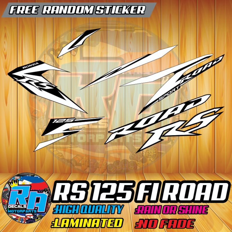 RS 125 FI Road Stock Decals | Shopee Philippines