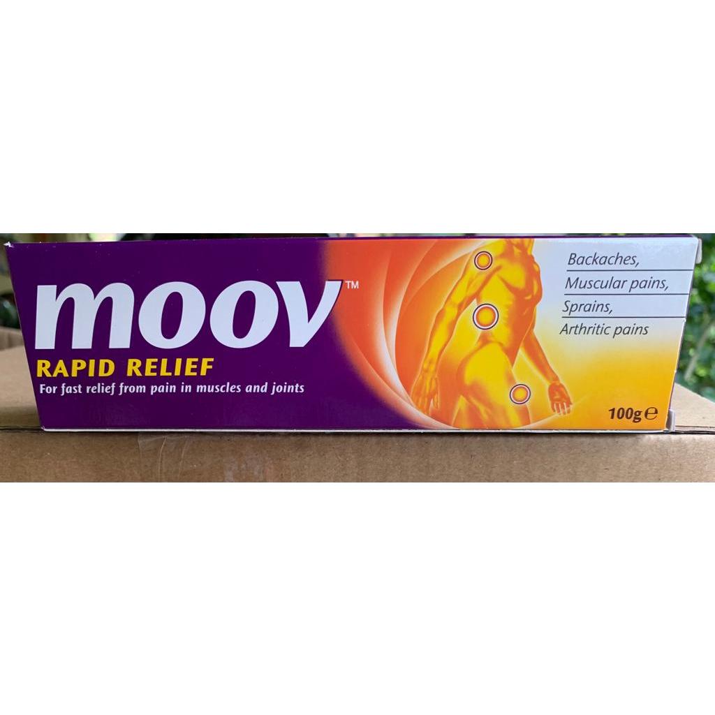Moov Rapid Relief Cream-100g | Shopee Philippines