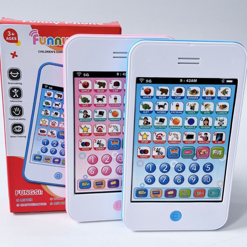 Children's Toys mobile phone early educationstory machine | Shopee ...