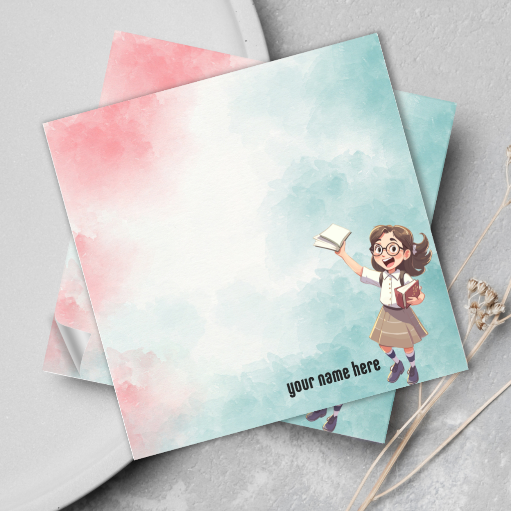 Personalized Woman Teacher Notepad To Do List Tear off Notes Minimalist ...