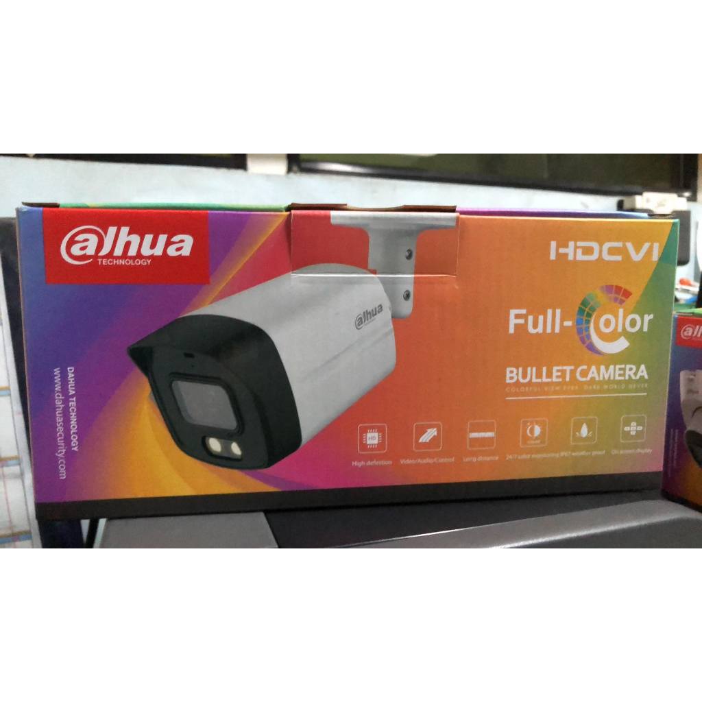 Dahua DH-HAC-HFW1239TLMN-A-LED 2MP Full Color Starlight HDCVI Bullet ...