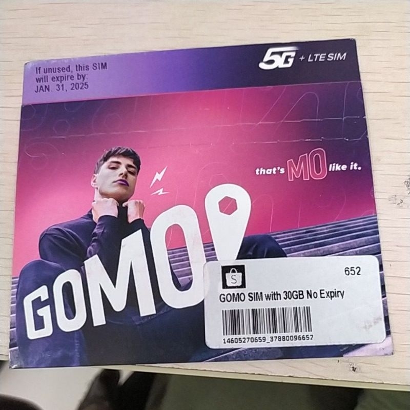 GOMO SIM WITH 30GB NO EXPIRY | Shopee Philippines