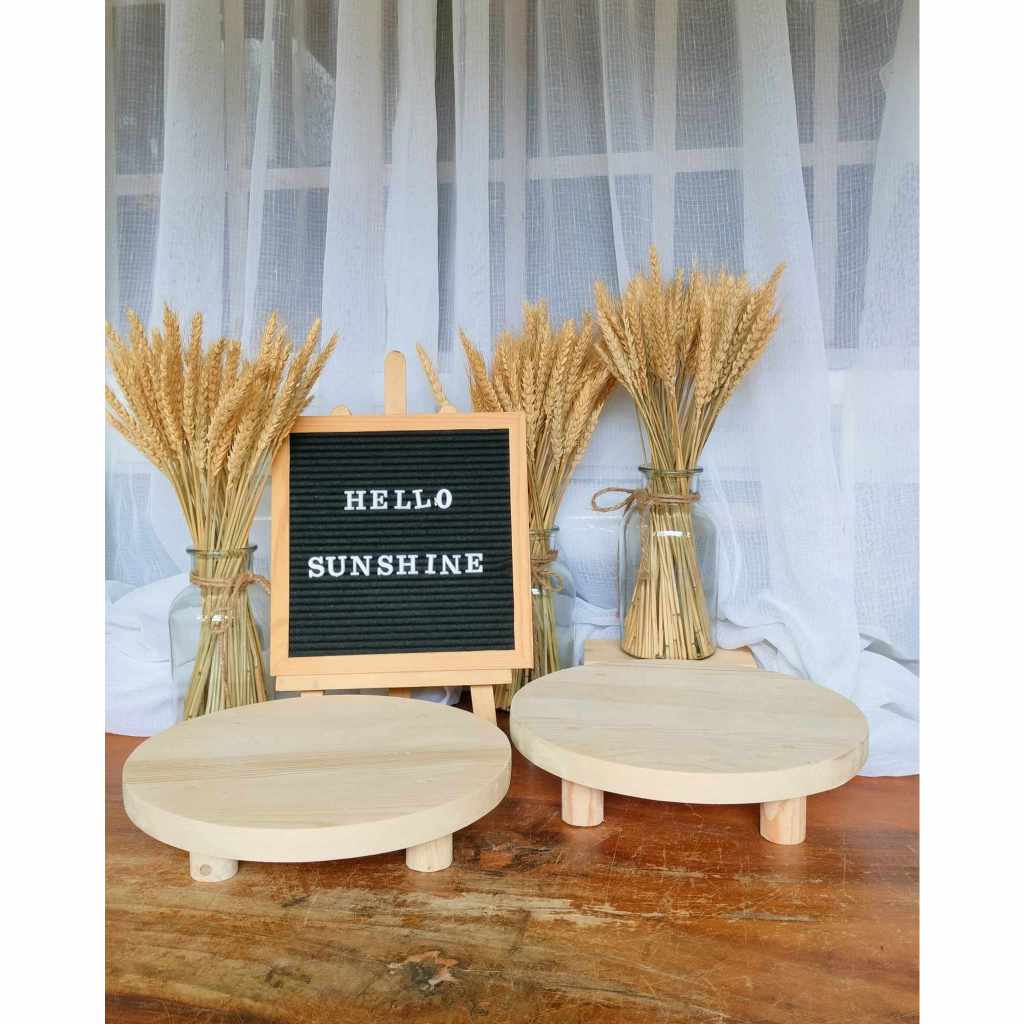 ROUND RISER, CAKE RISER minimalist, grazing set-up, rustic, round ...