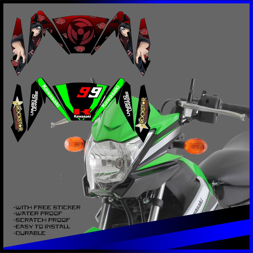 New FURY 125 Cowling Version 2 carb Kawasaki Sticker Decals Quality and ...