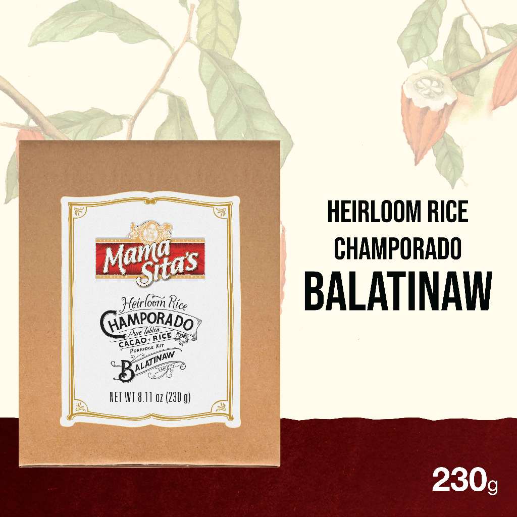 Mama Sita's Heirloom Rice Champorado - Balatinaw (230 g) | Shopee ...