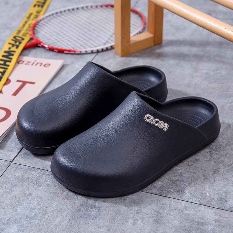 𝐂𝐋𝐎𝐒𝐒.𝐏𝐇 New Half Clogs Slipper Kitchen Slippers for Women | Shopee ...