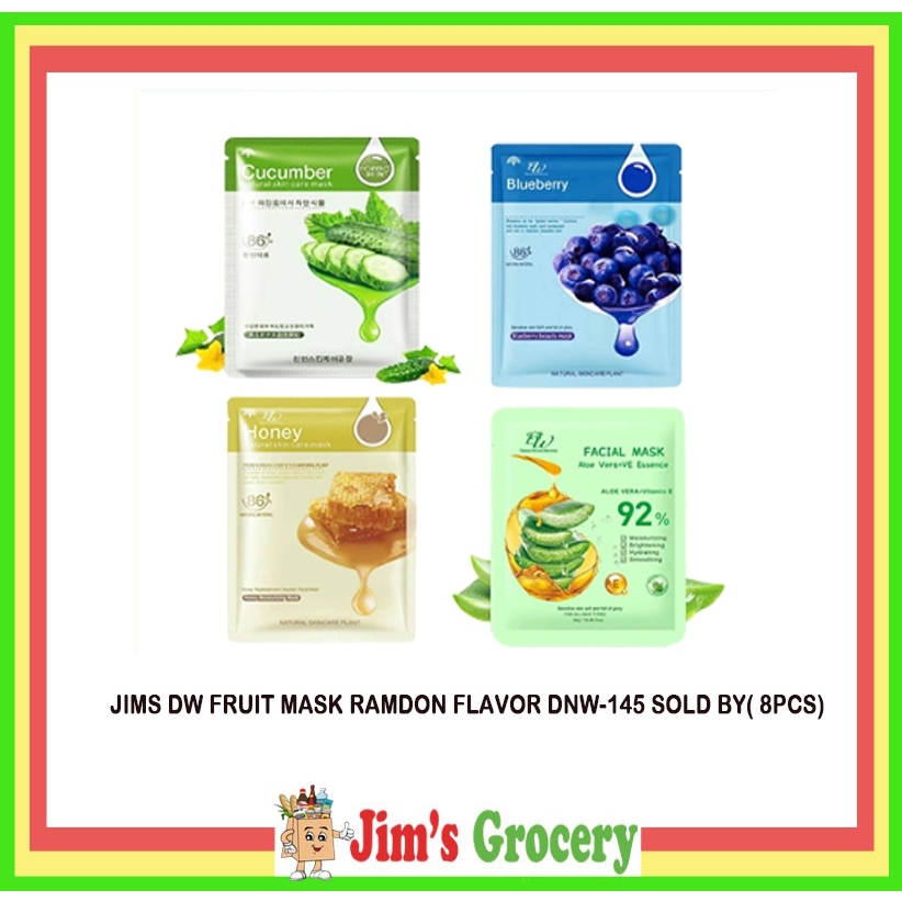 JIMS DW FRUIT MASK RAMDON FLAVOR DNW-145 SET BY (11PCS + 1PCS ...