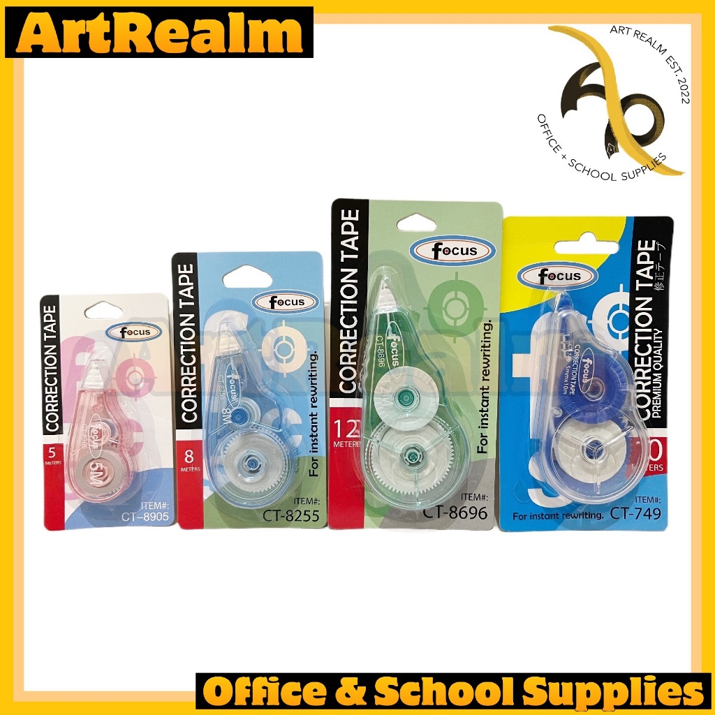 Focus Correction Tape [ 5 | 8 | 10 | 12 Meters ] | Shopee Philippines