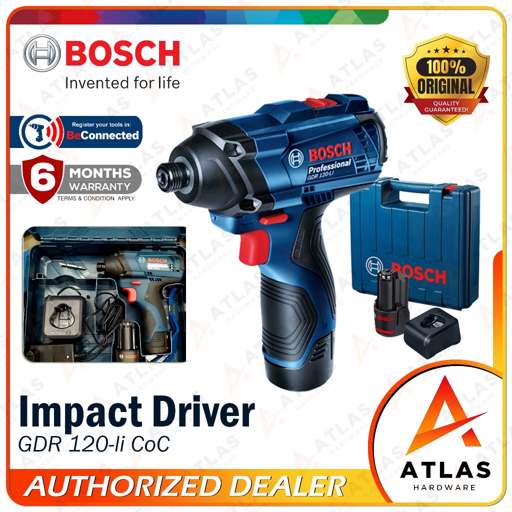 BOSCH GDR 120-Li 12V Cordless Impact Driver/Wrench COC | Shopee Philippines