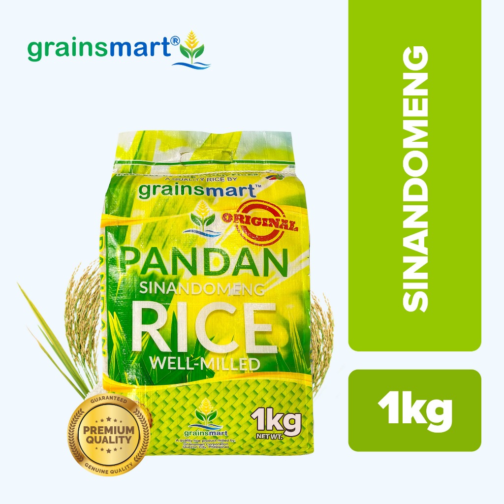Grainsmart Rice Pandan Special Sinandomeng Rice 1KG | Shopee Philippines
