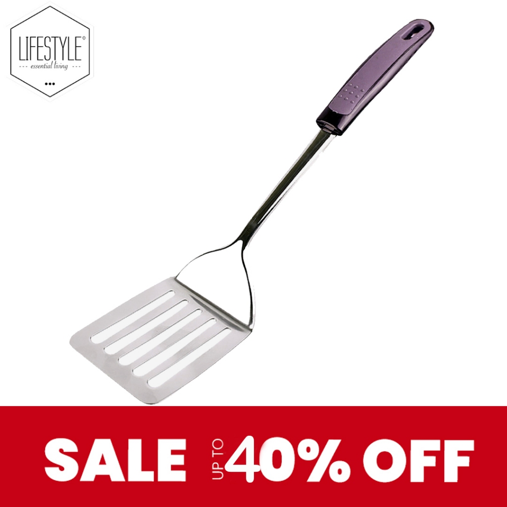Lifestyle Stainless Slotted Turner Kitchen Utensils Cookware Utensil ...