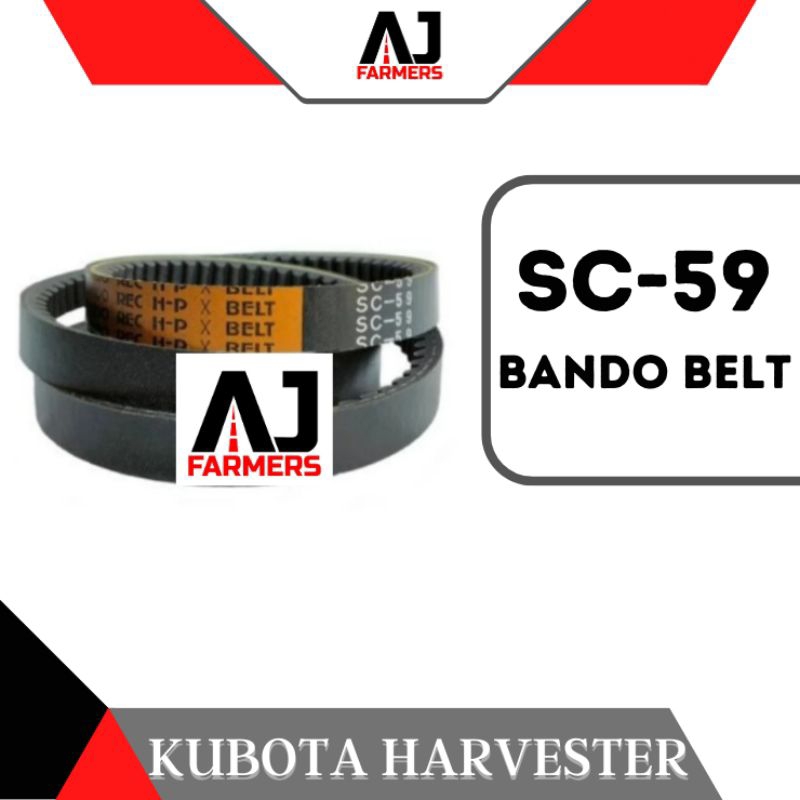 Belt SC59 Travel Drive Bando Gold DC70 Kubota Harvester | Shopee ...