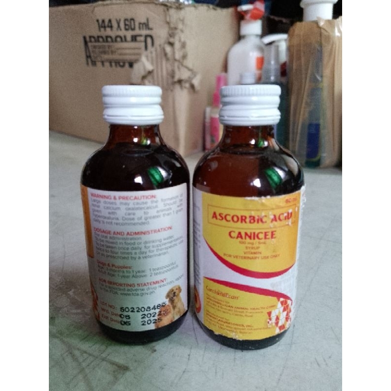 Canicee Ascorbic Acid Immune Booster 60ml Wala box pls see the picture ...