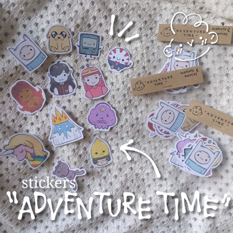 A D V E N T U R E T I M E Stickers | 12 pcs (big) | Shopee Philippines