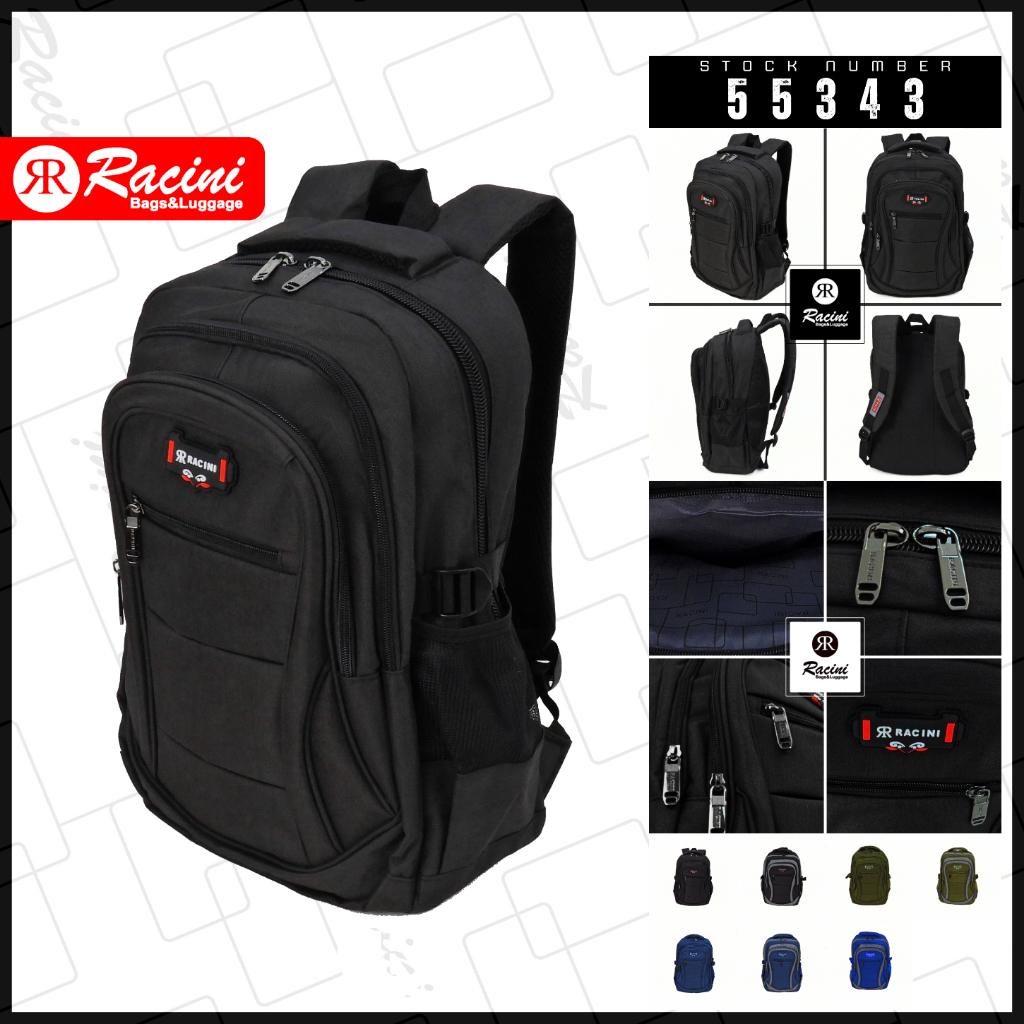 Racini 55343 Travel/Outdoor/School/Fashion/Laptop Backpack | Shopee ...