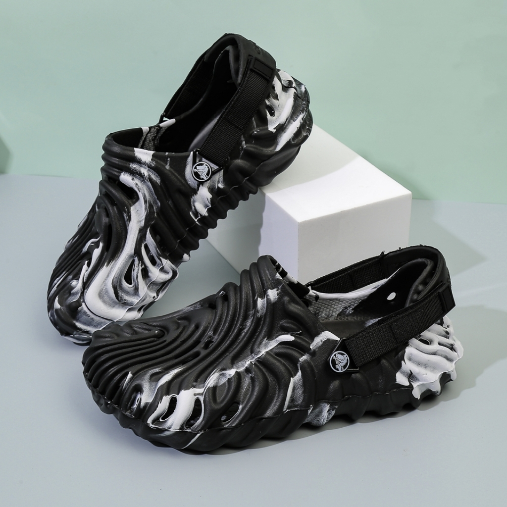 Crocs tie dye fingerprint design for men | Shopee Philippines