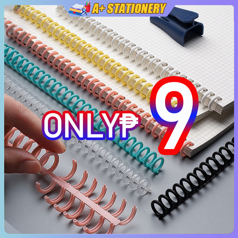 30 Hole Loose-Leaf Plastic Binding Ring DIY Notebook Binding Spiral ...
