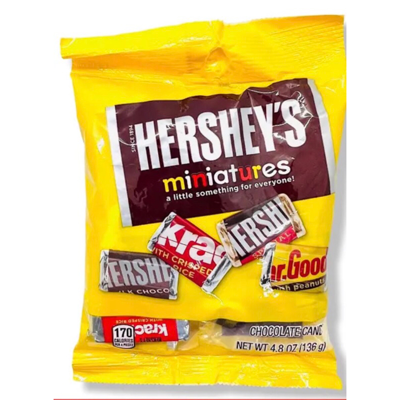 RESTOCK ‼️ ONHAND HERSHEY'S MINIATURES 136 GRAMS | Shopee Philippines