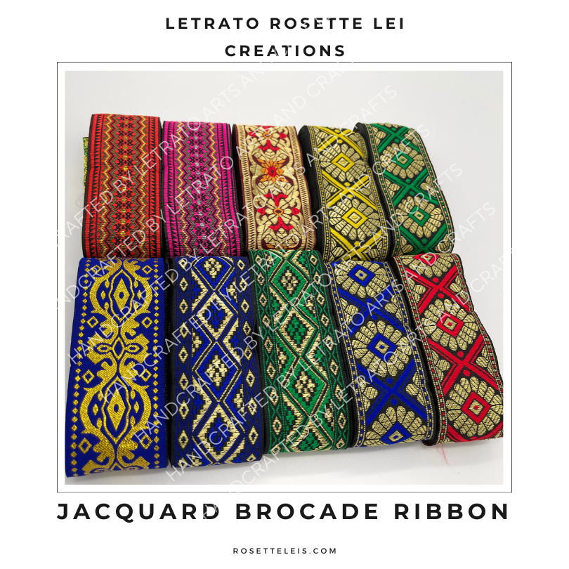 Fabric Ribbon Roll for Lei/Garland 2 inches wide, 7 yards | Shopee ...