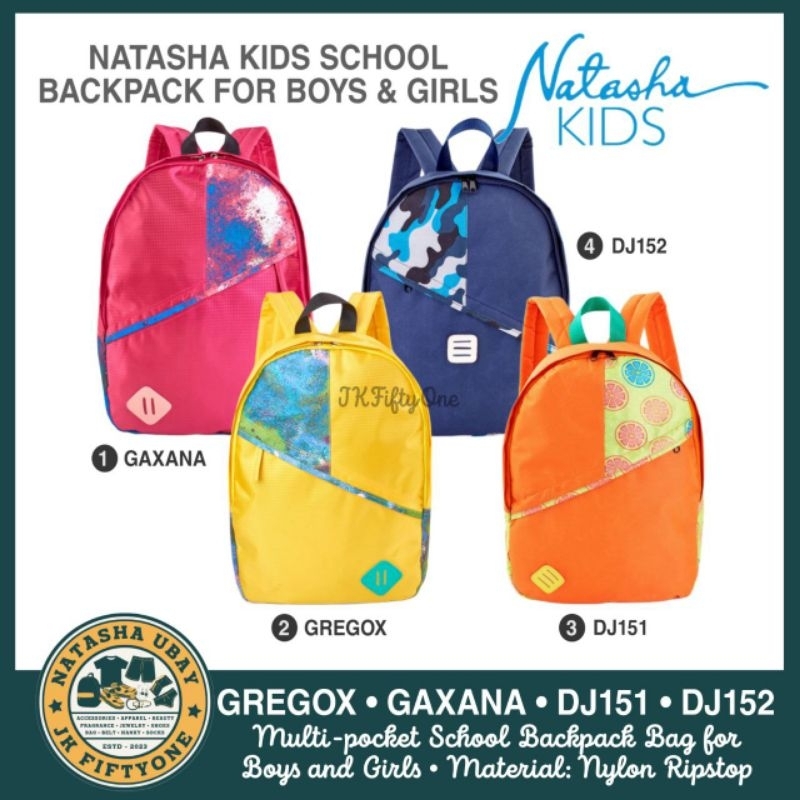 NATASHA KIDS Multipocket Backpack School Bag for Boys & Girls: Gaxana ...