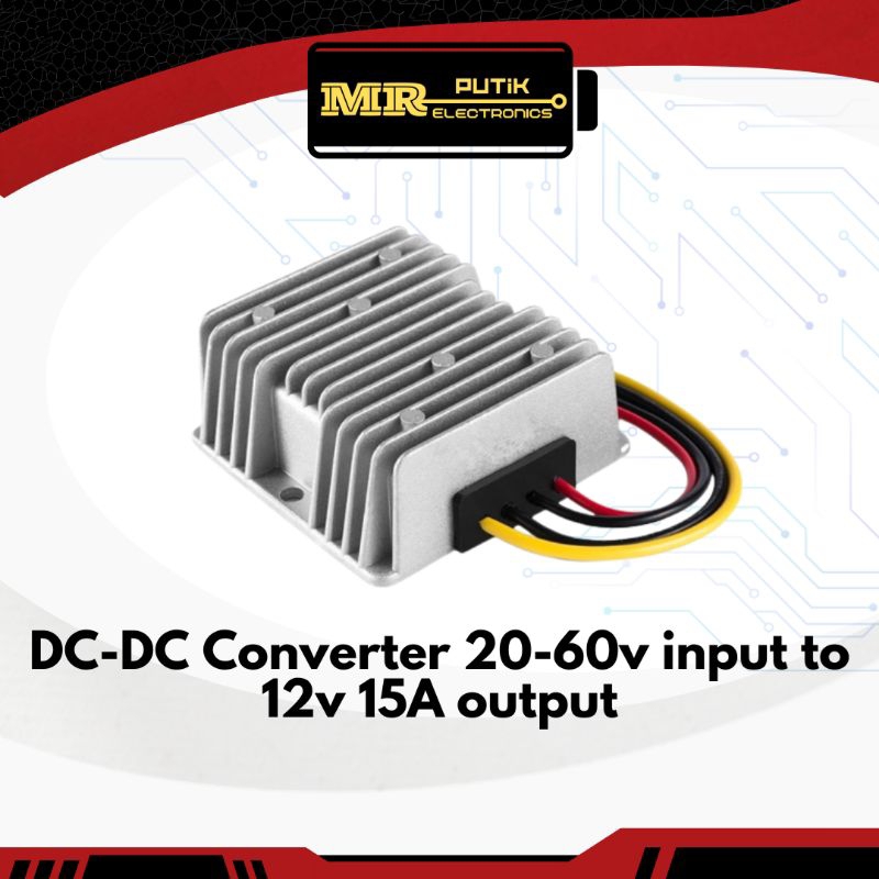 DC to DC Converter input 20- 60v output 12v 15A | Shopee Philippines