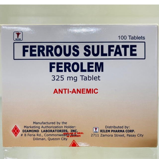 FEROLEM (100 Tablets) | Shopee Philippines