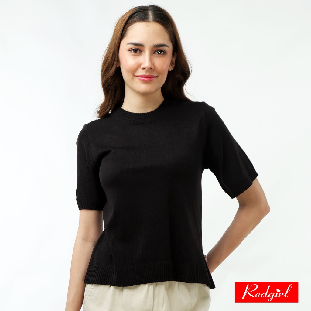 Red Girl Short Sleeves Turtle Neck Top RGT12-0727 | Shopee Philippines