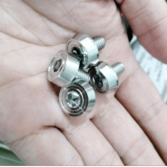 Cnc concave Chain guard bolt WAVE SET 4PCS | Shopee Philippines
