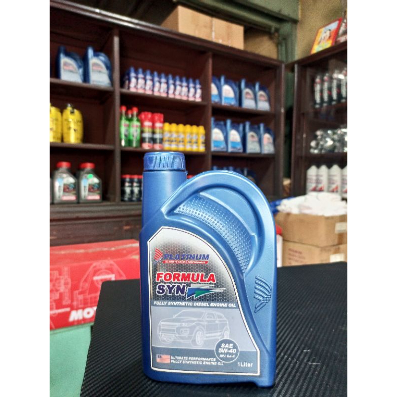 PLATINUM FORMULA SYN 1LITER 5W-40 (DIESEL ENGINE OIL) | Shopee Philippines