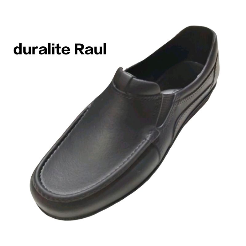 Original duralite 'Raul' black waterproof shoes for men's | Shopee ...