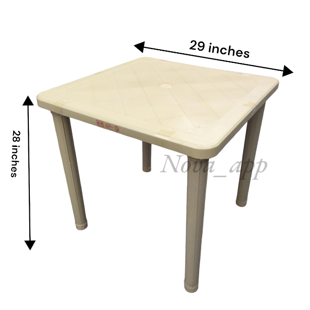4 seater J&T Heavy Duty Monobloc Table #1130 Indoor/Outdoor Table ...