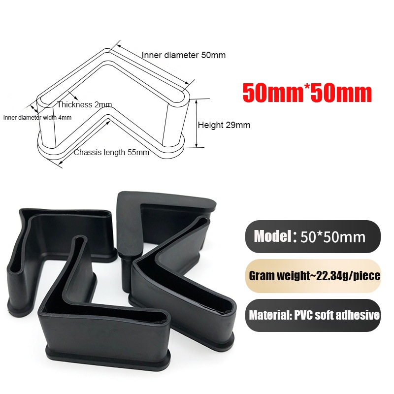 【Fast Delivery】1x1 inch (25MM) ANGULAR HEAVY DUTY Tubular Rubber ...