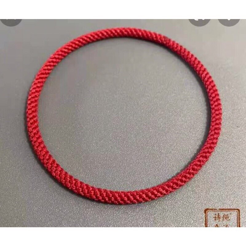 lucky red string bracelet bangle style red / black rope color | Shopee ...