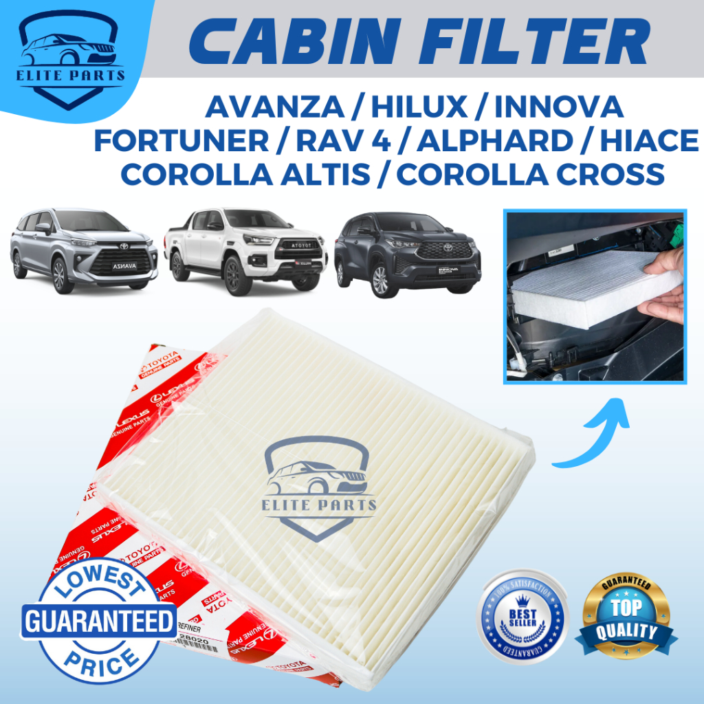 CABIN FILTER - TOYOTA HILUX / INNOVA / FORTUNER / RAV 4 / ALPHARD (2016 ...