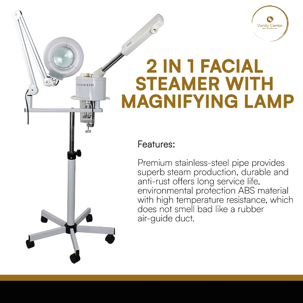 2 In 1 Facial Steamer With Magnifying Lamp | Shopee Philippines