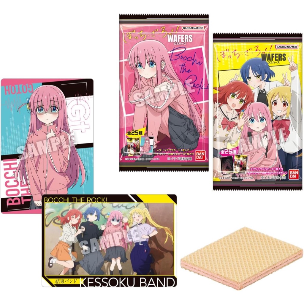 Bocchi the Rock! Metallic trading card with wafer (Bandai) | Shopee ...