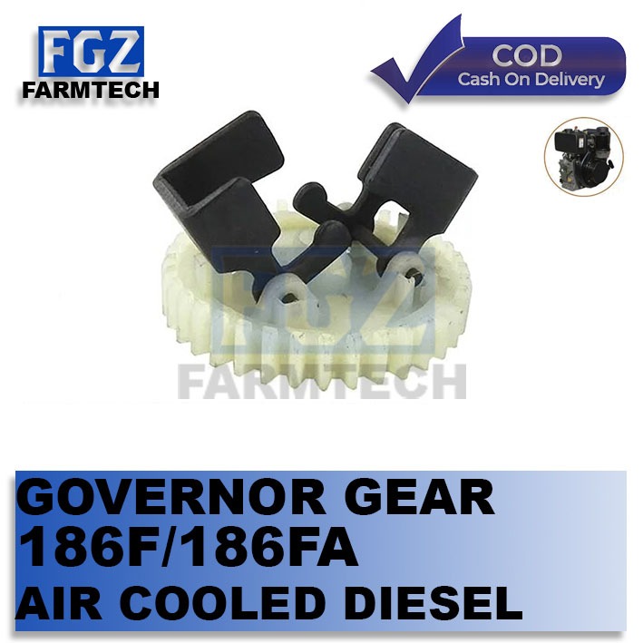 GOVERNOR GEAR 186F 186FA 10HP12HP 37 TEETH 58.3MM AIR COOLED DIESEL ...