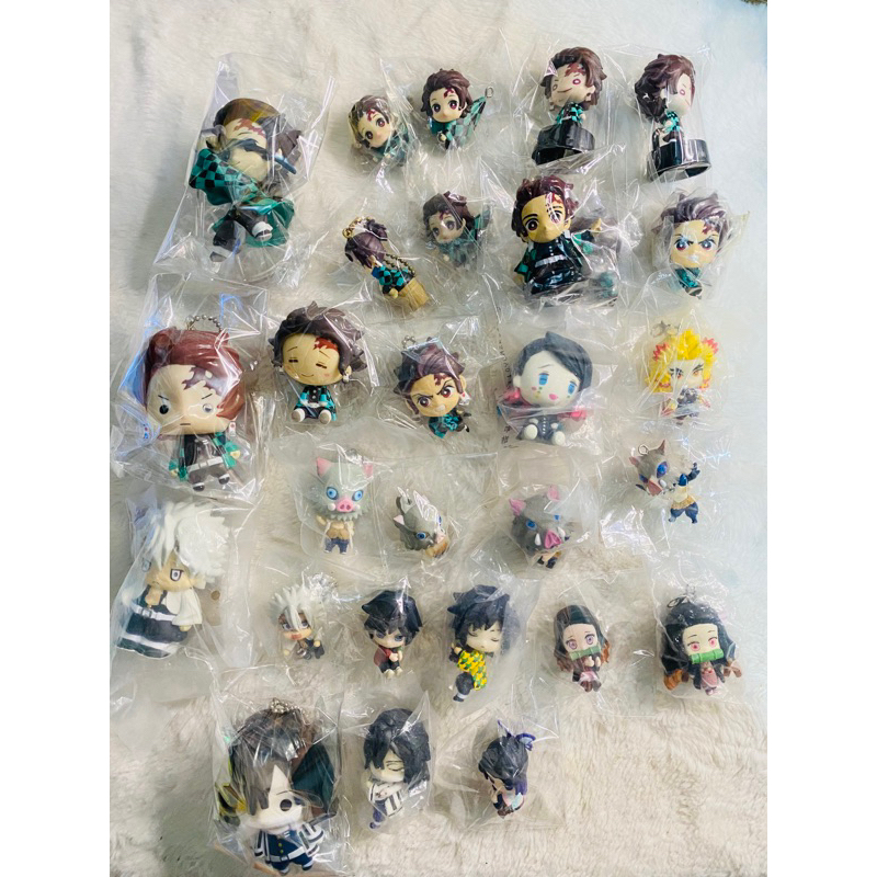 Authentic Demon Slayer mini figures Hugcot nitotan chokonokko hand ...