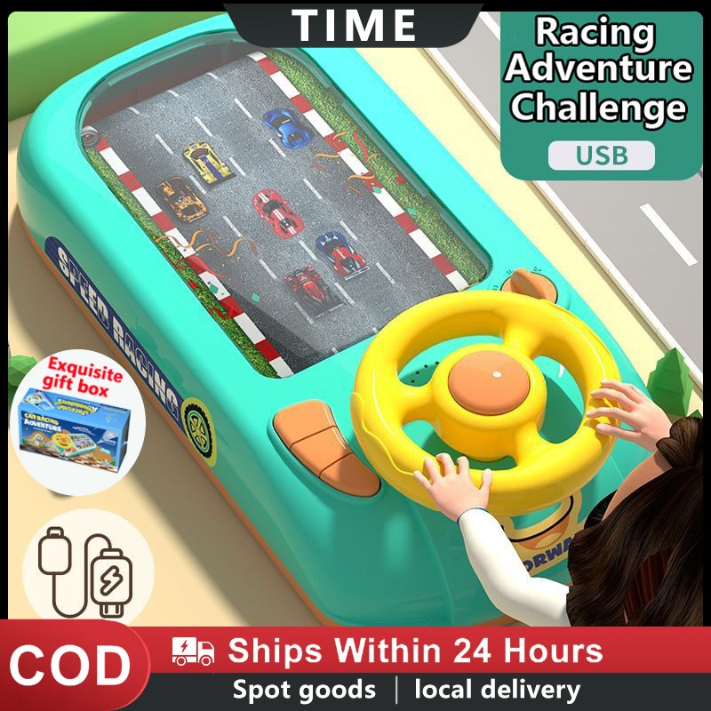 Arcade Car Racing/Car Adventure Rail Car Toy Set Assembly Track Car Set ...